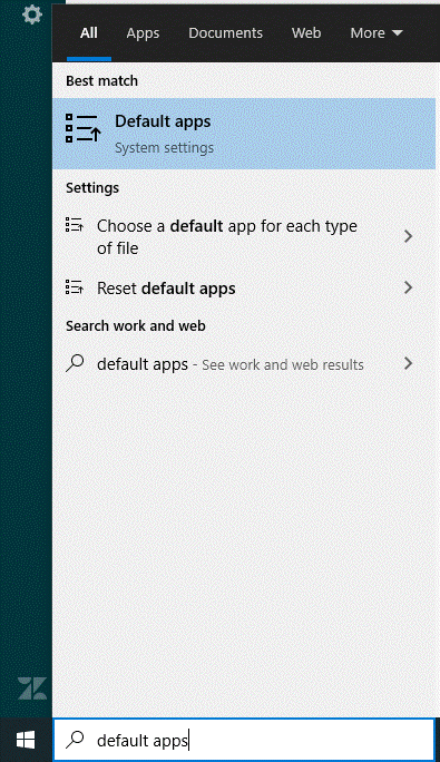 Change Default Application – Forward Service
